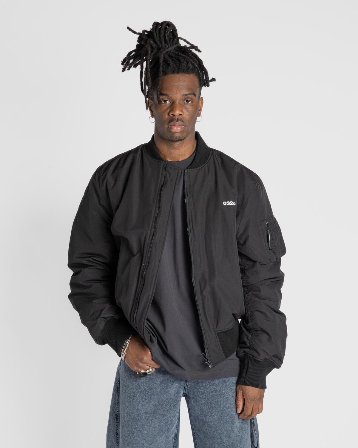 032c ''GUEST LIST'' CLASSIC BOMBER JACKET | S25-URW-1910-000 | AFEW STORE